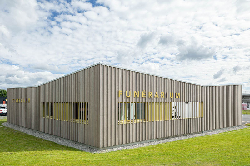 Construction funerarium vendee | MUR architectes